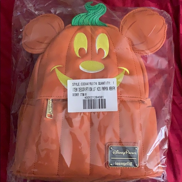 Loungefly | Bags | Disney Pumpkin Loungefly Backpack | Poshmark